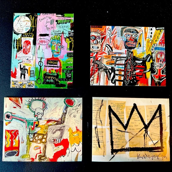 Jean-Michel Basquait | Office | Set4 4x5 Jeanmichel Basquiat Flip Top ...